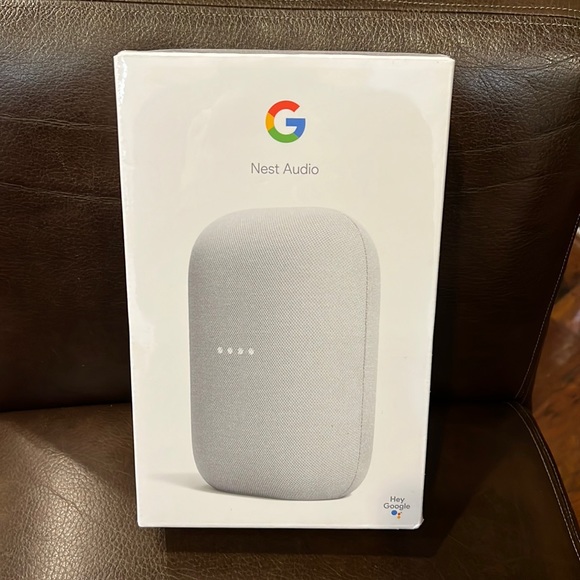 google | Portable Audio & Video | Google Nest Audio Smart Speaker Chalk ...